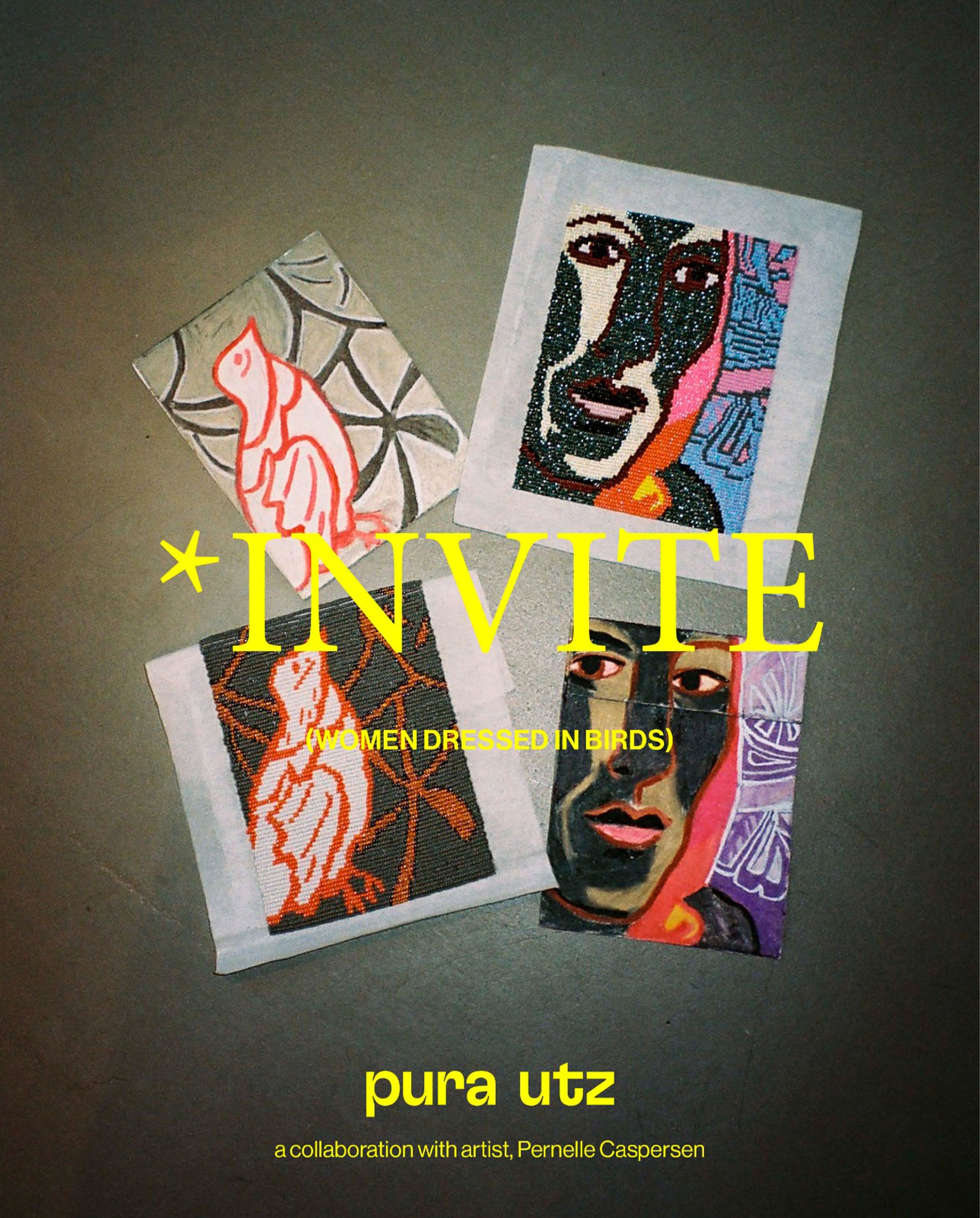 (WOMEN DRESSED IN BIRDS — A COLLABORATION WITH ARTIST, PERNELLE CASPER ...